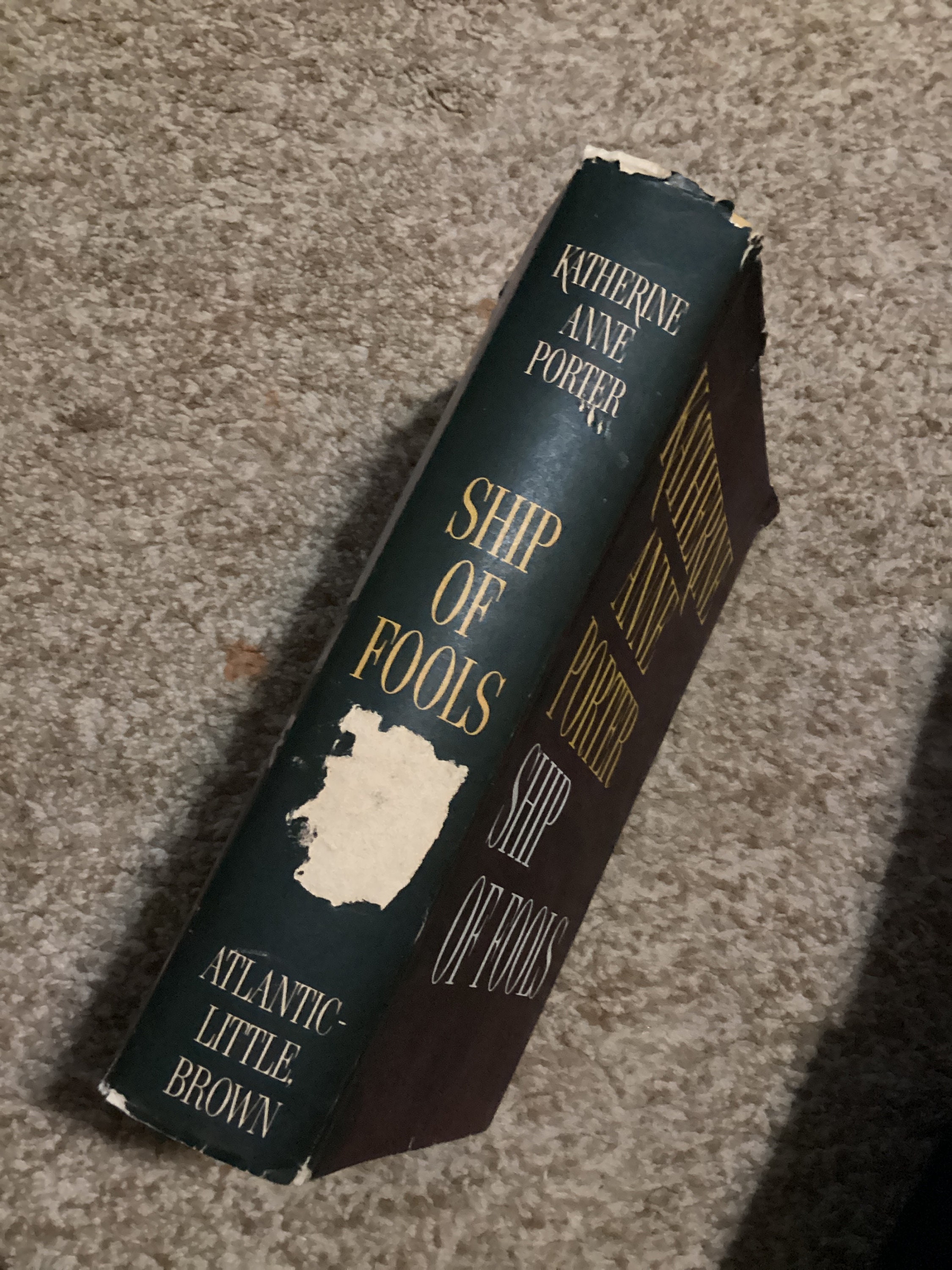 SHIP of FOOLS by Katherine Anne PORTER 1962 Vintage First Edition ...