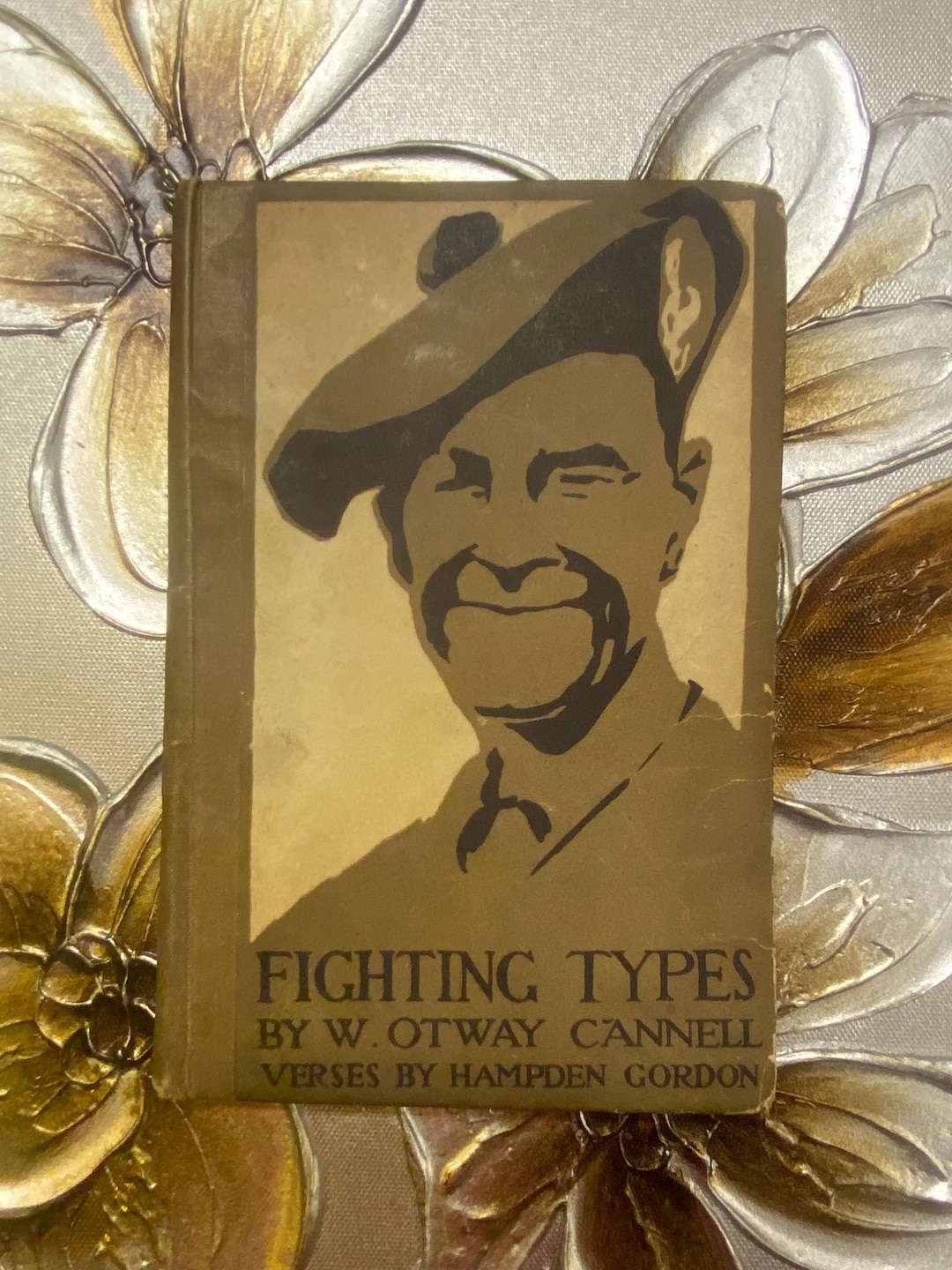 Fighting Types: 1919 WWI Illustrated Poetry Book, W. Otway Cannell Art ...