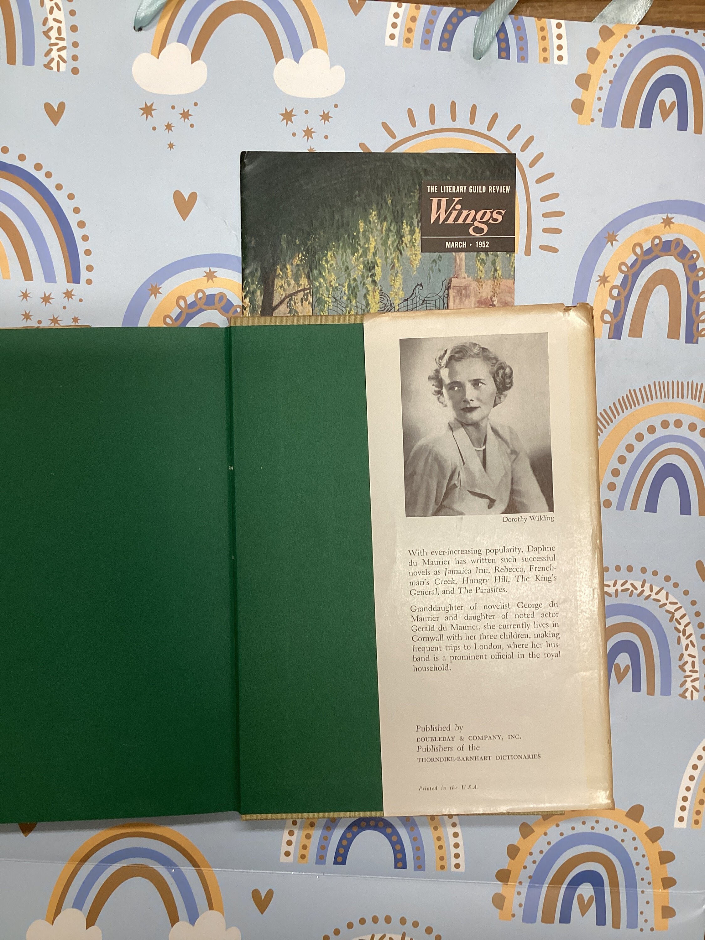 1952 MY COUSIN RACHEL by Daphne Du Maurier. Book Club Edition ...