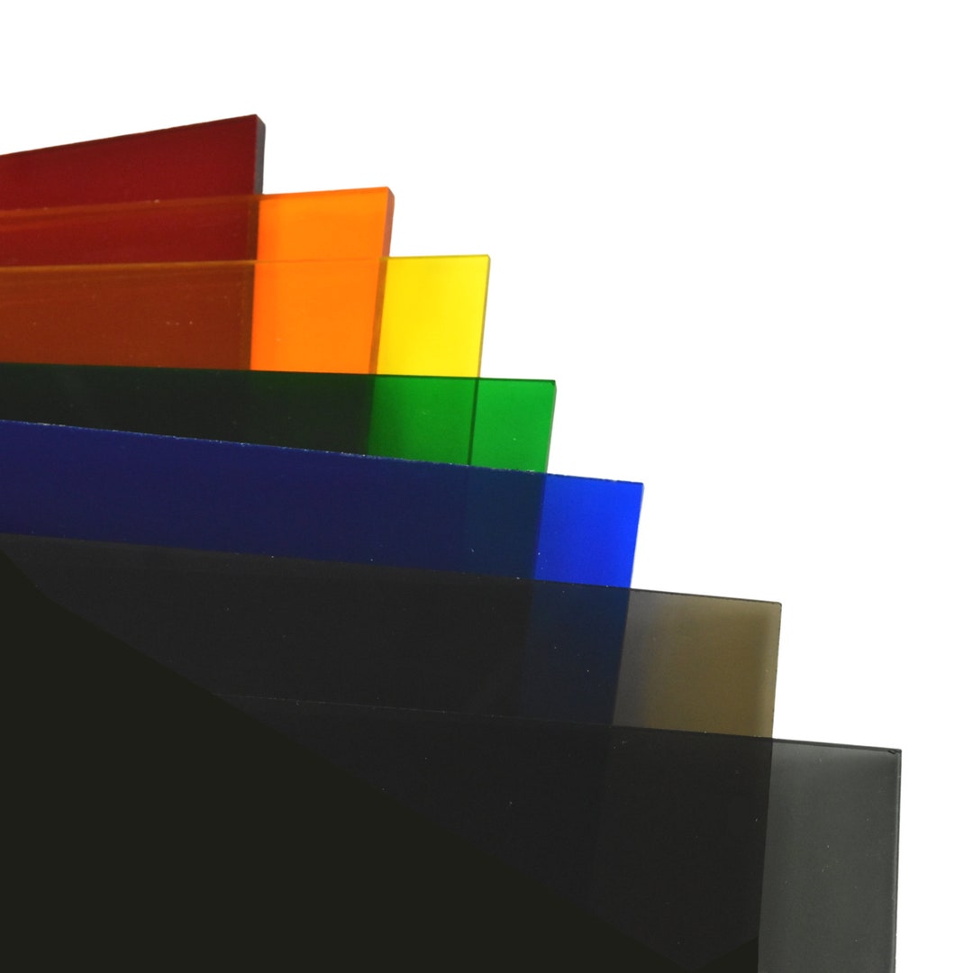 Buyplastic Transparent Colored Acrylic Plexiglass Sheet, Plastic Plexi ...