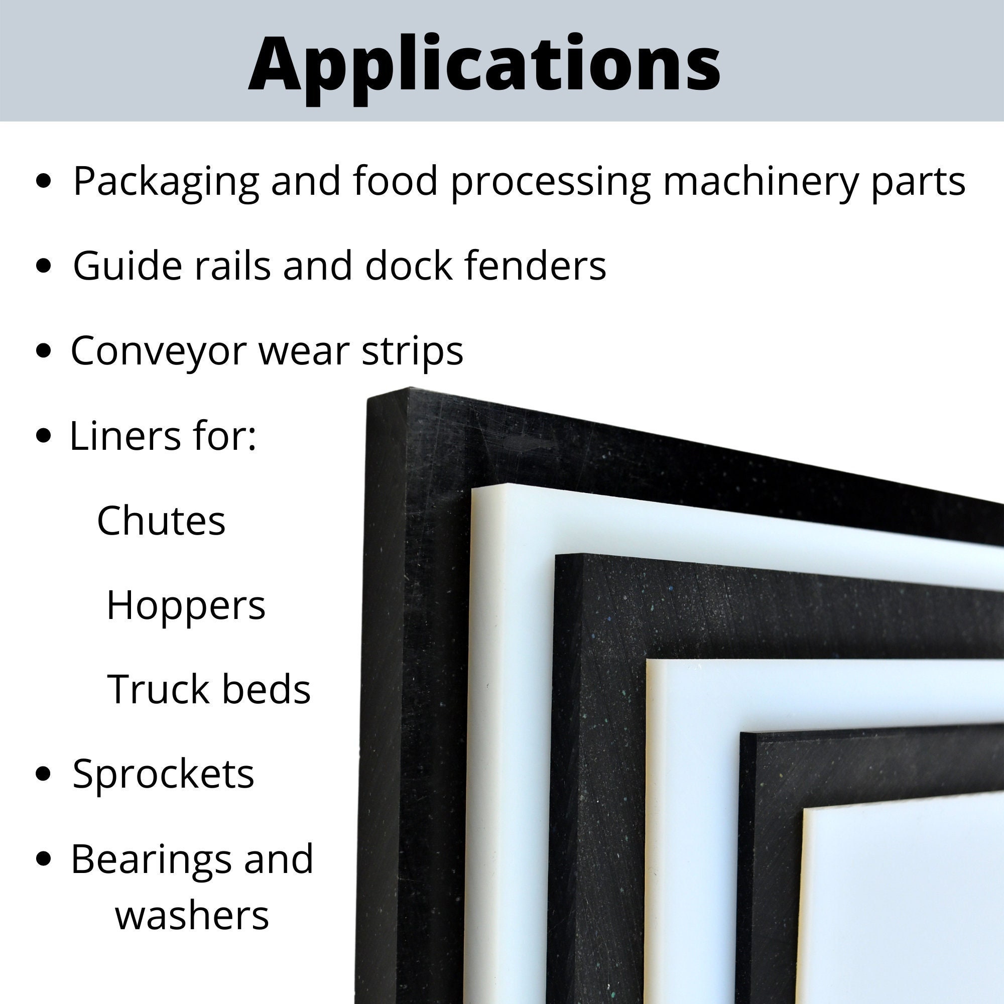Buyplastic UHMW Polyethylene Plastic Sheet , Ultra High Molecular ...