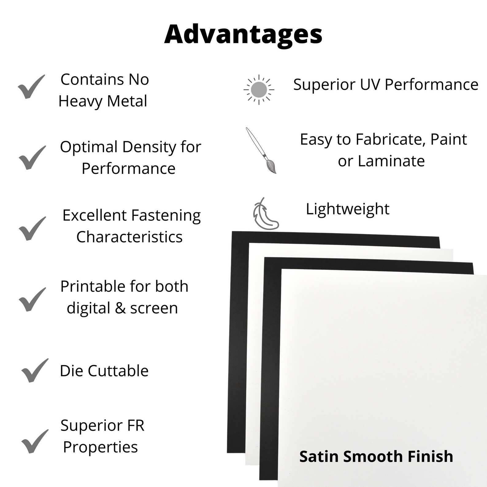 Buyplastic Expanded PVC Plastic Sheet , Polyvinyl Chloride Foam Board ...