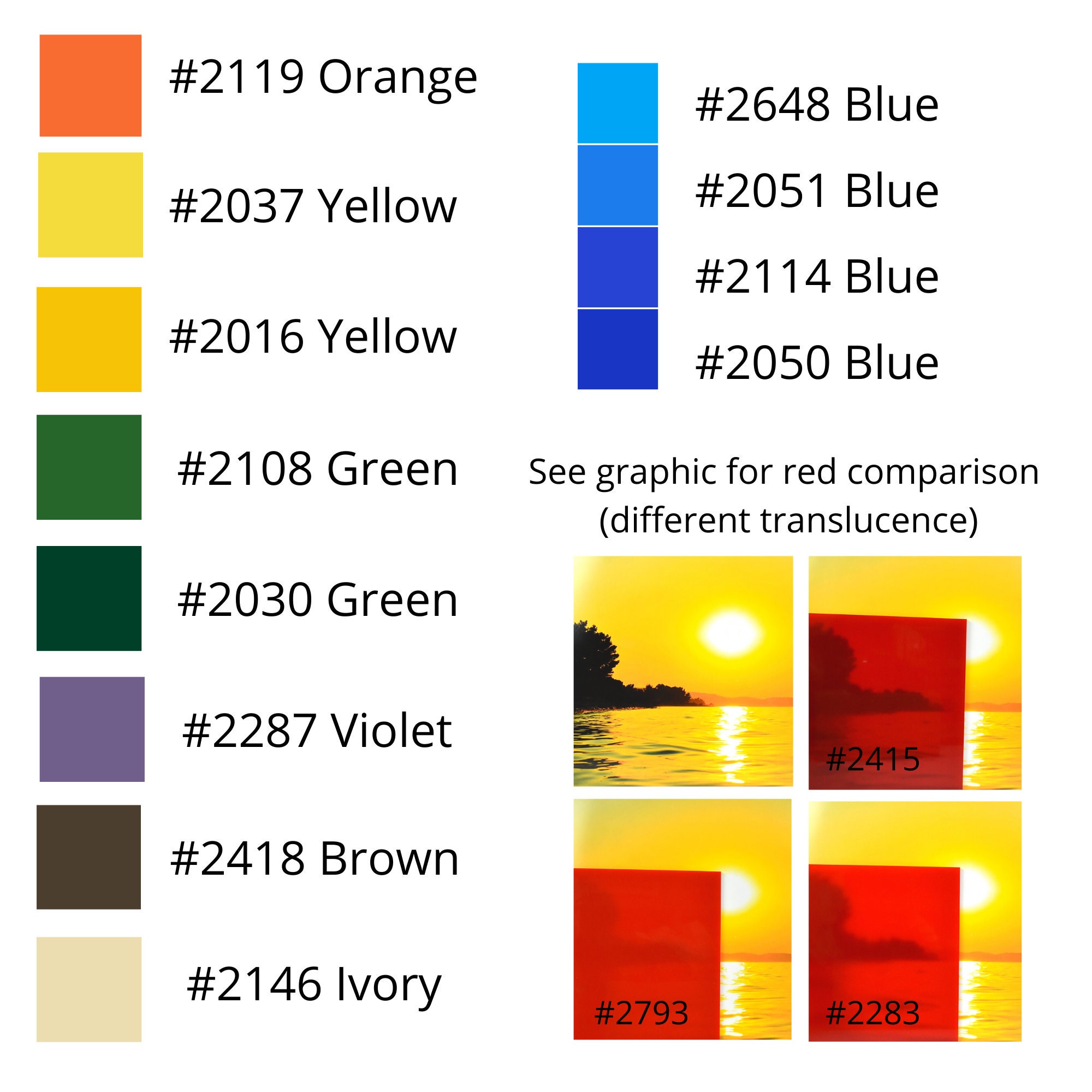 Buyplastic Colored Acrylic Plexiglass Sheet , Plastic Plexi Glass for ...