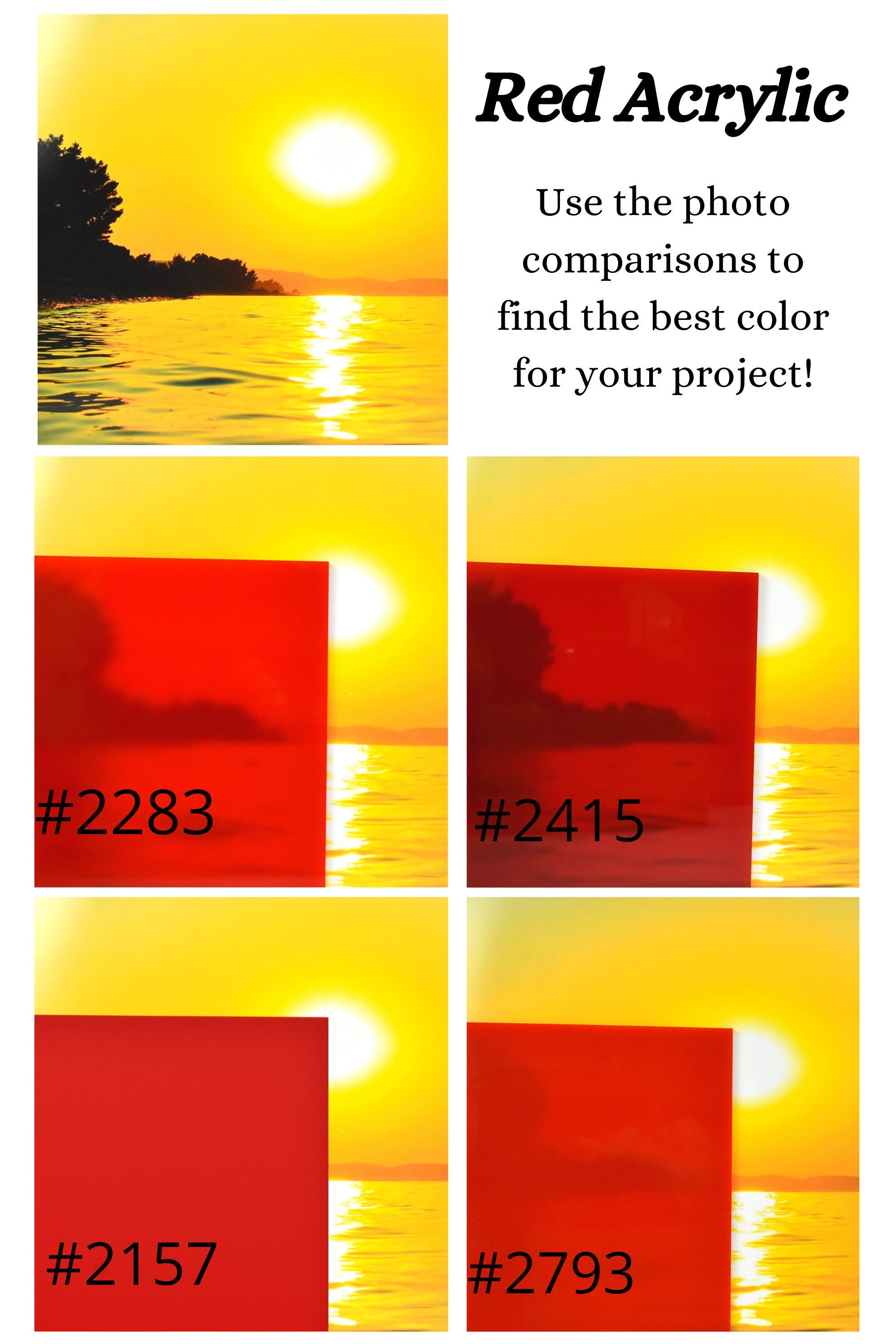 Buyplastic Colored Acrylic Plexiglass Sheet , Plastic Plexi Glass for ...