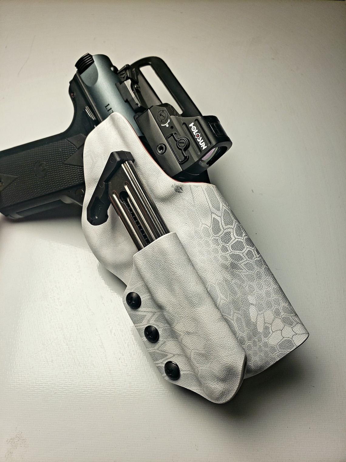 Ruger Mark IV Holster 22/45 Lite Optic Cut Extreme Duty Kryptek Wraith ...