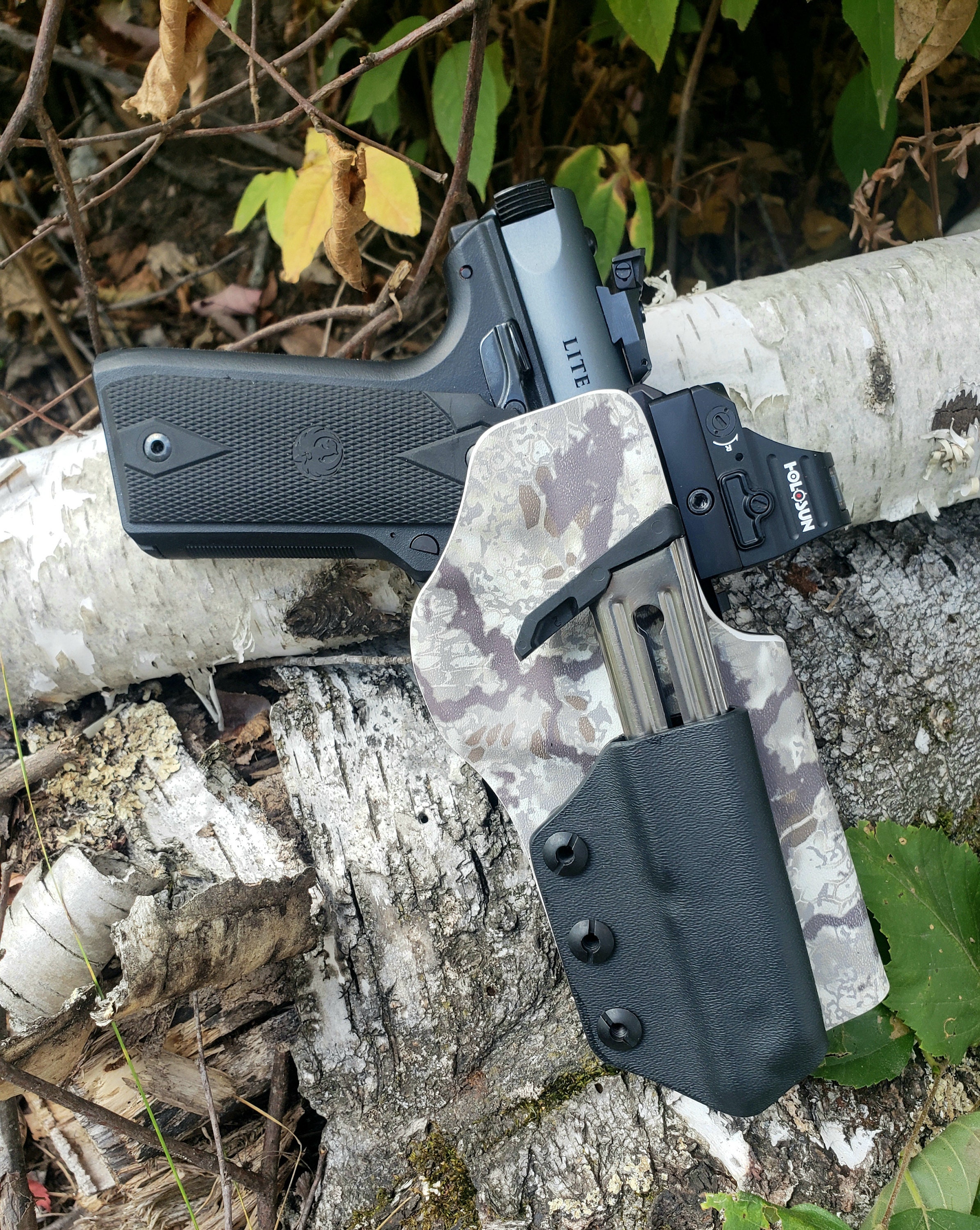 Ruger Mark IV Holster 22/45 Lite Optic Cut Extreme Duty Kryptek Obscura ...