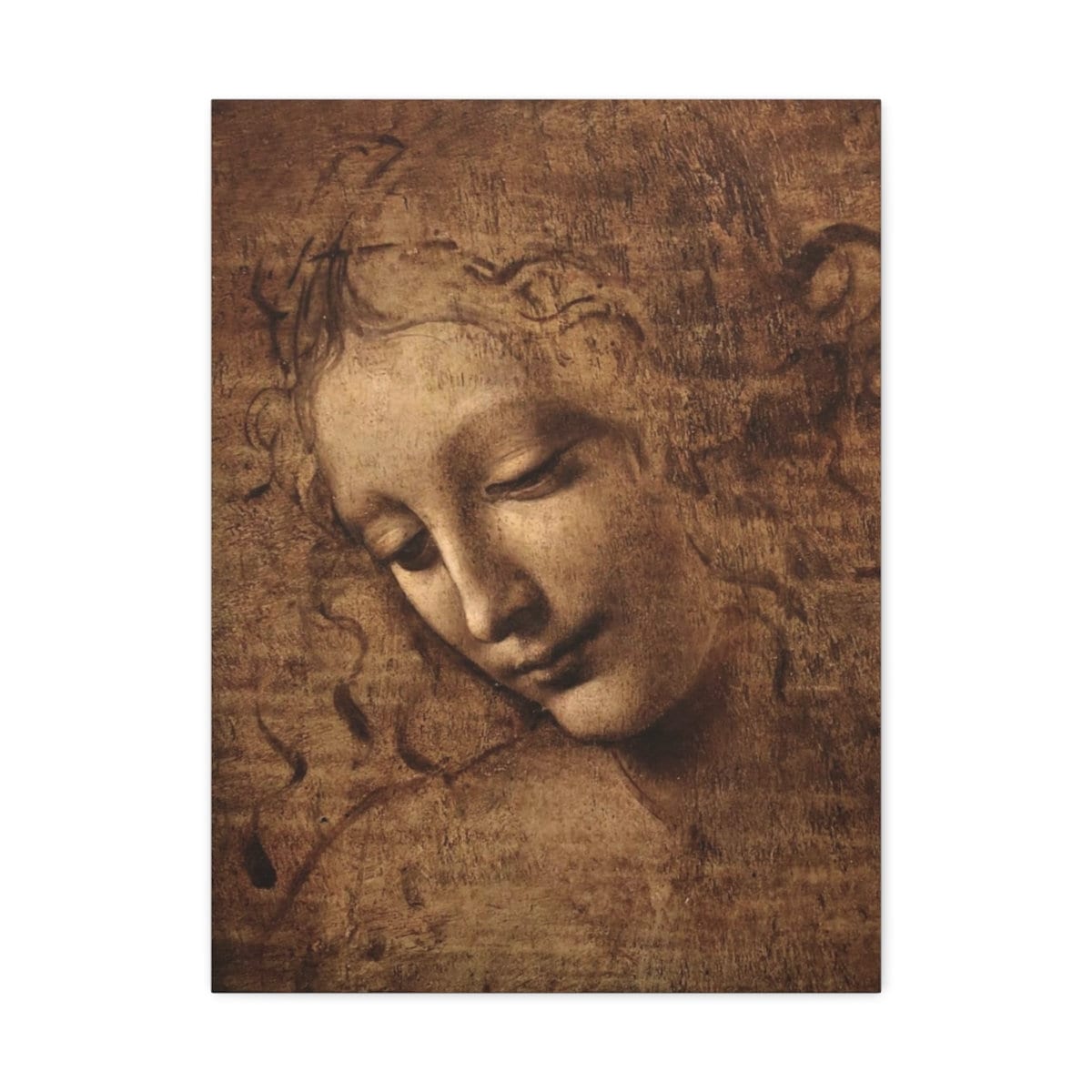 Custom Portrait of La Scapigliata by Leonardo Da Vinci Canvas - Etsy