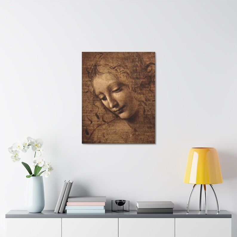 Custom Portrait of La Scapigliata by Leonardo Da Vinci Canvas - Etsy