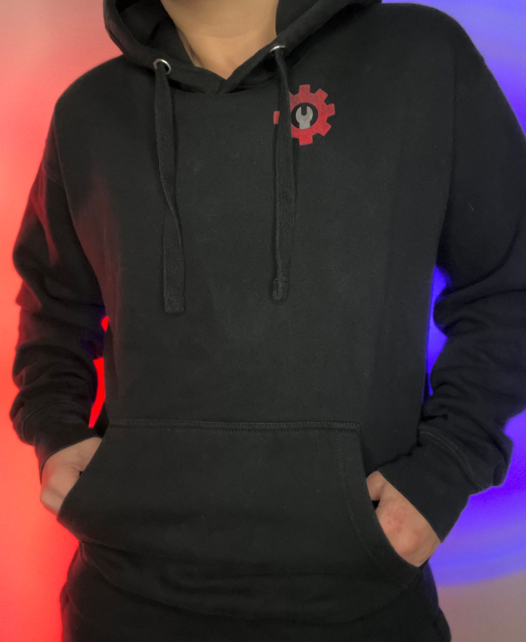 Red Riot Garage Hoodie - Etsy