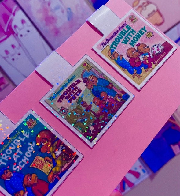 Berenstain Bears Holographic Magnetic Bookmarks 90s Kids Nostalgia ...