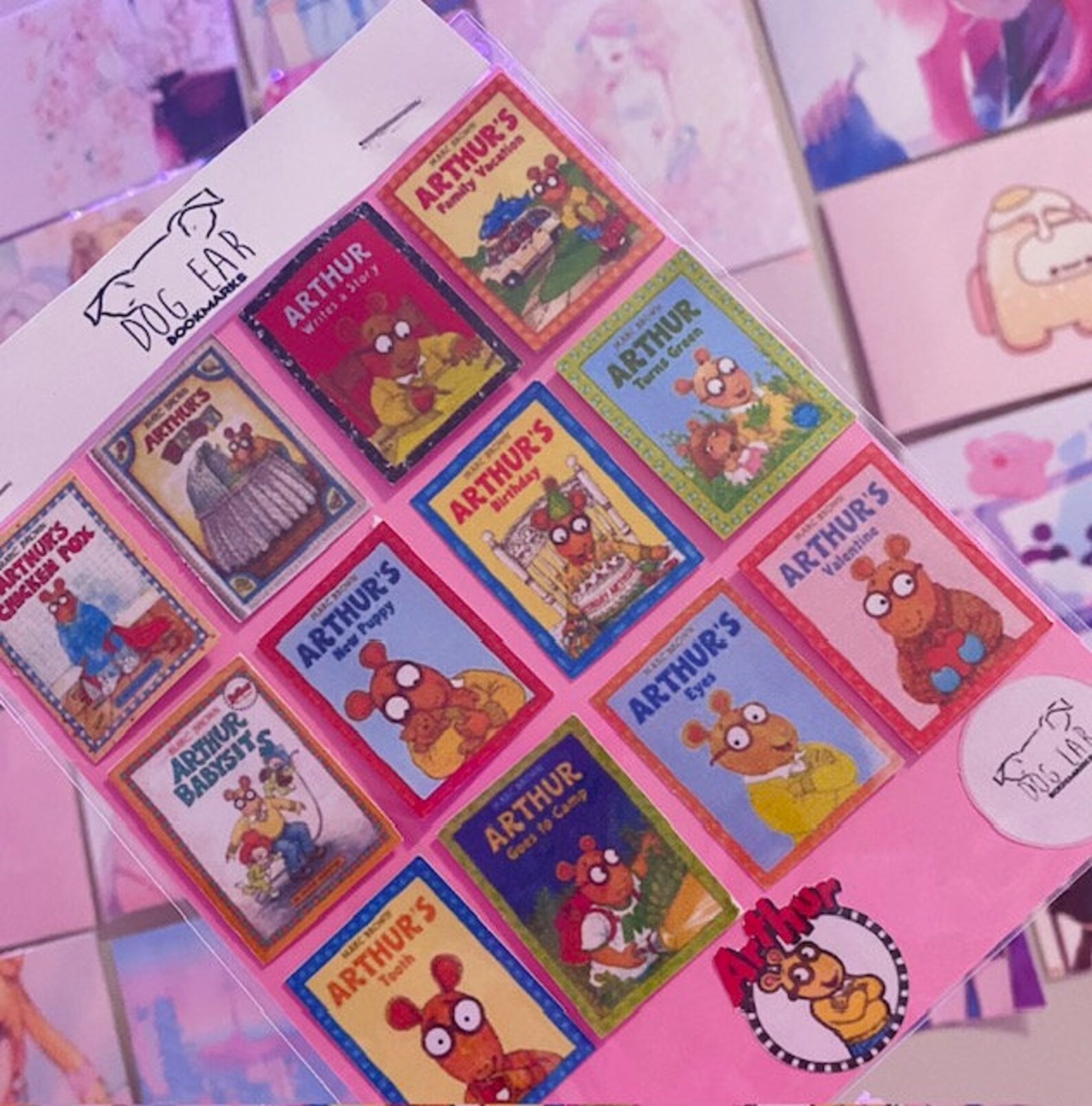 Arthur Storybook Kids Book Sticker Pack 90s Kids Nostalgia Stickers - Etsy