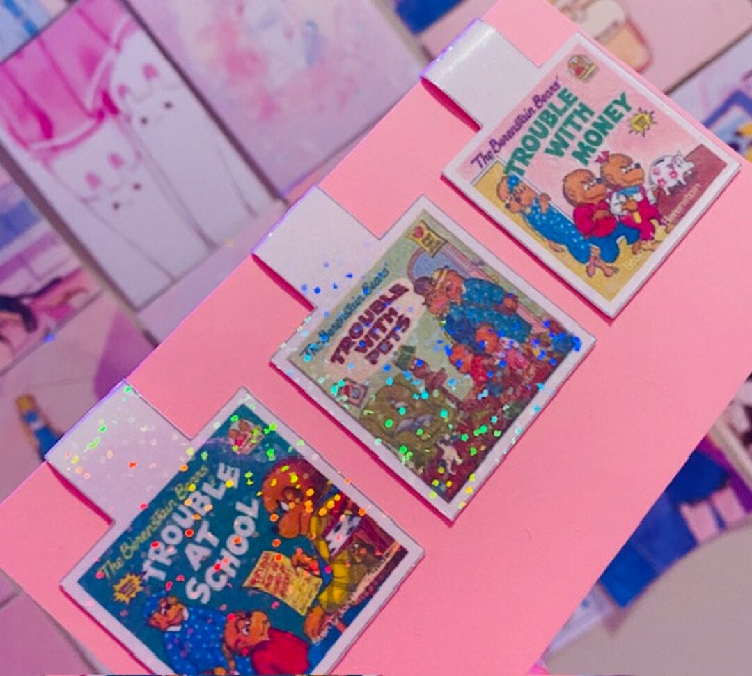 Berenstain Bears Holographic Magnetic Bookmarks 90s Kids Nostalgia ...