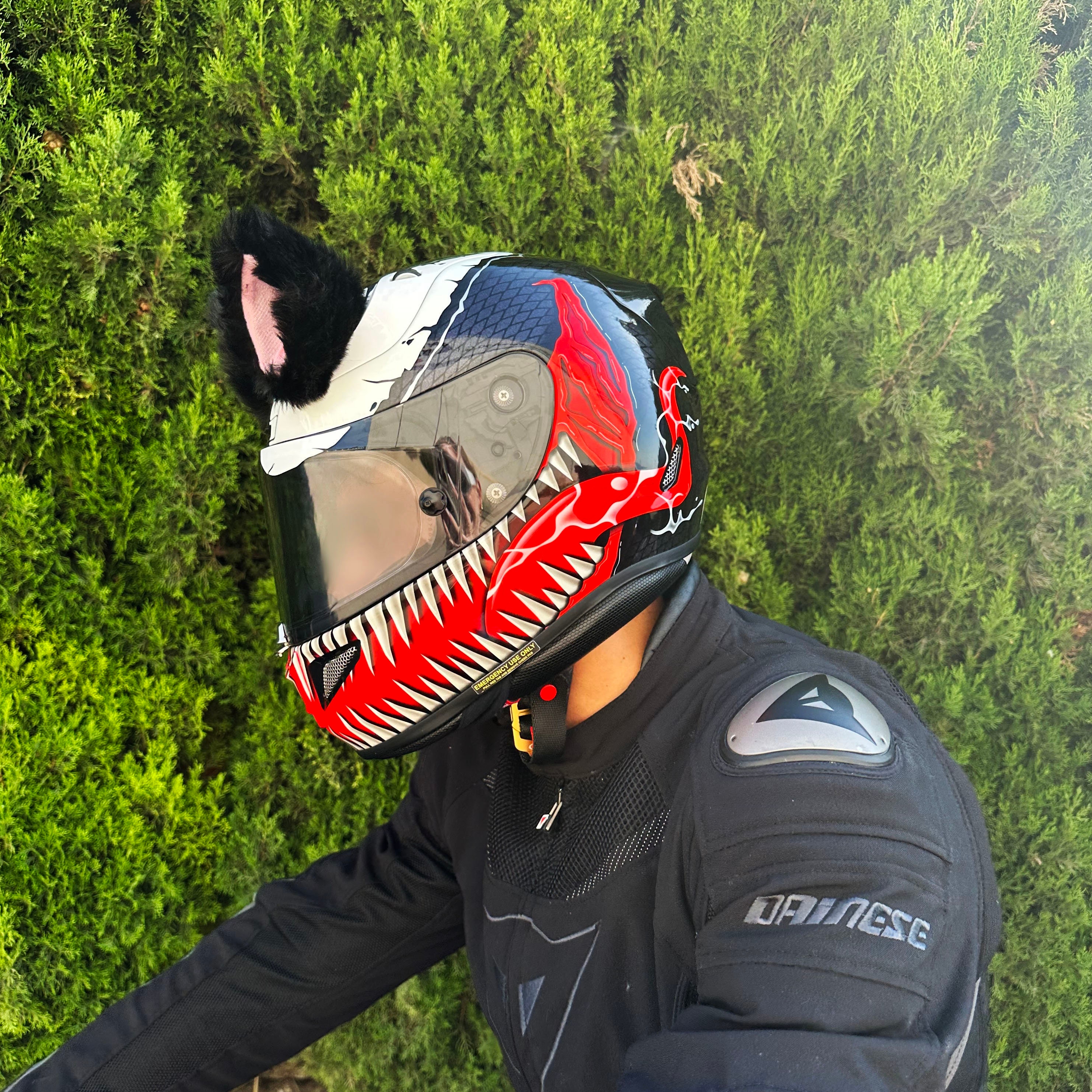 Kitty Furry Ears Motorcycle Helmet Accessory Cat Ears - Etsy