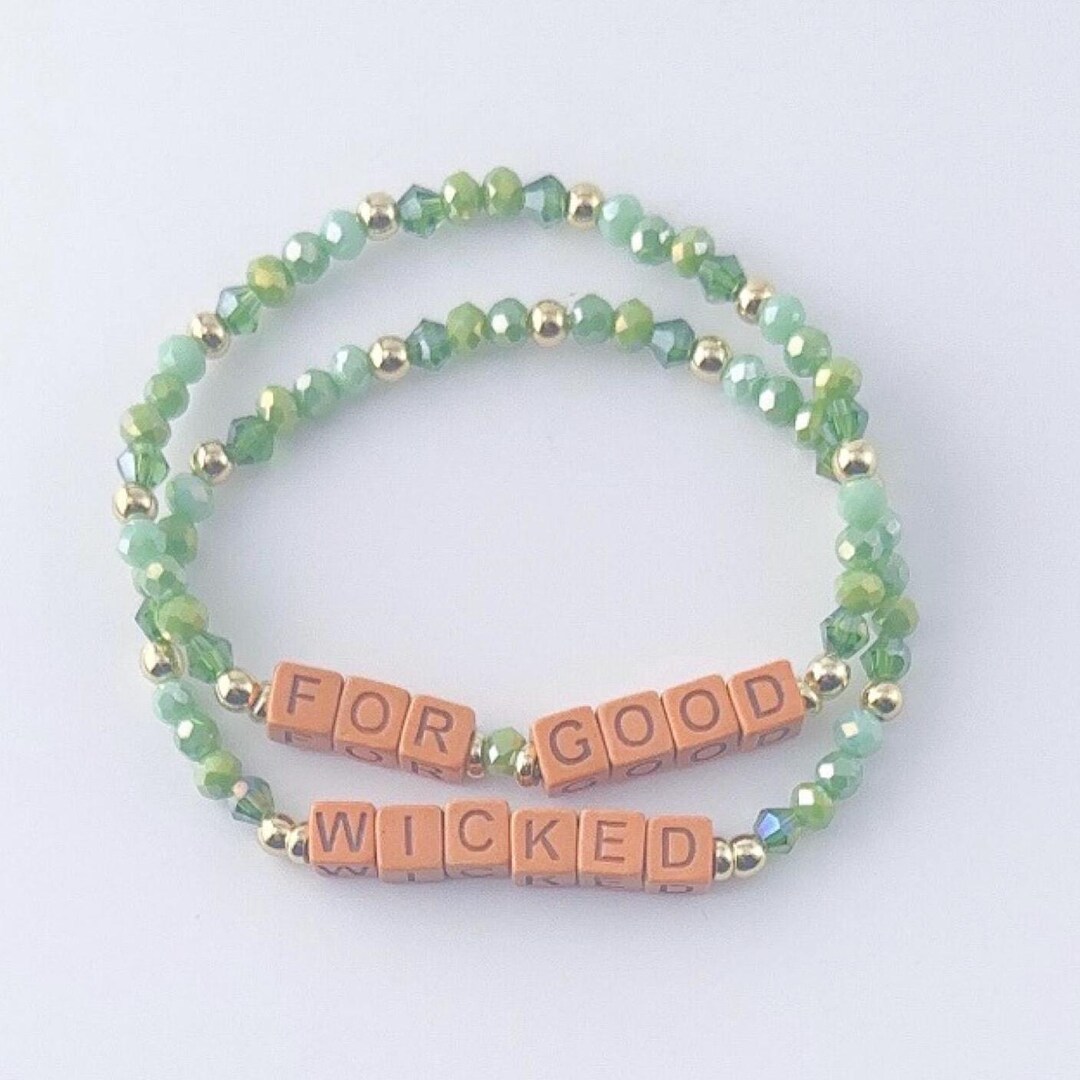 Wicked & for Good Bracelet Set • Wicked Broadway and Movie Elphaba ...