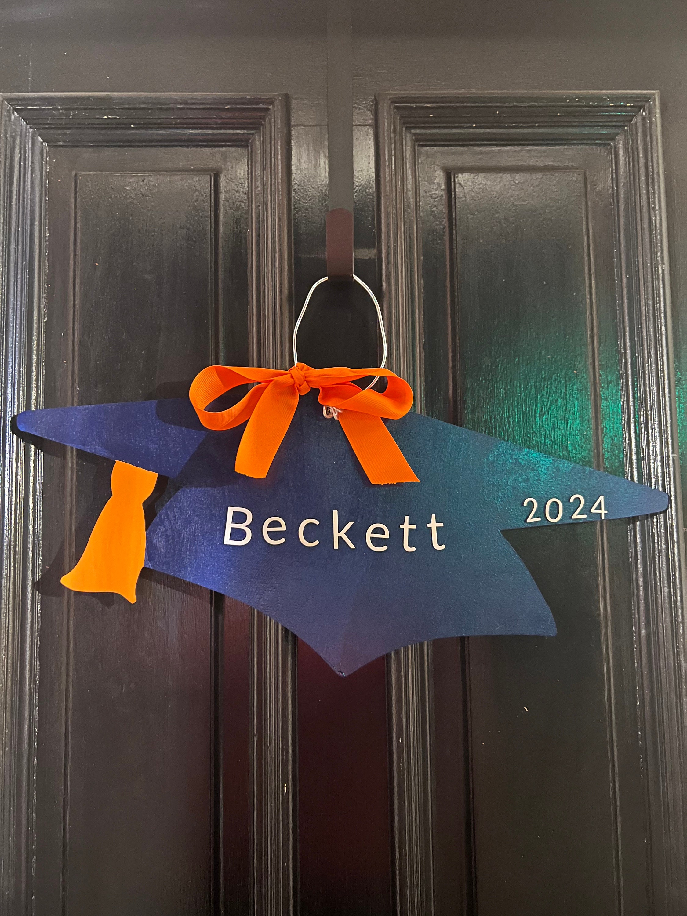 Graduation Cap Door Hanger - Etsy