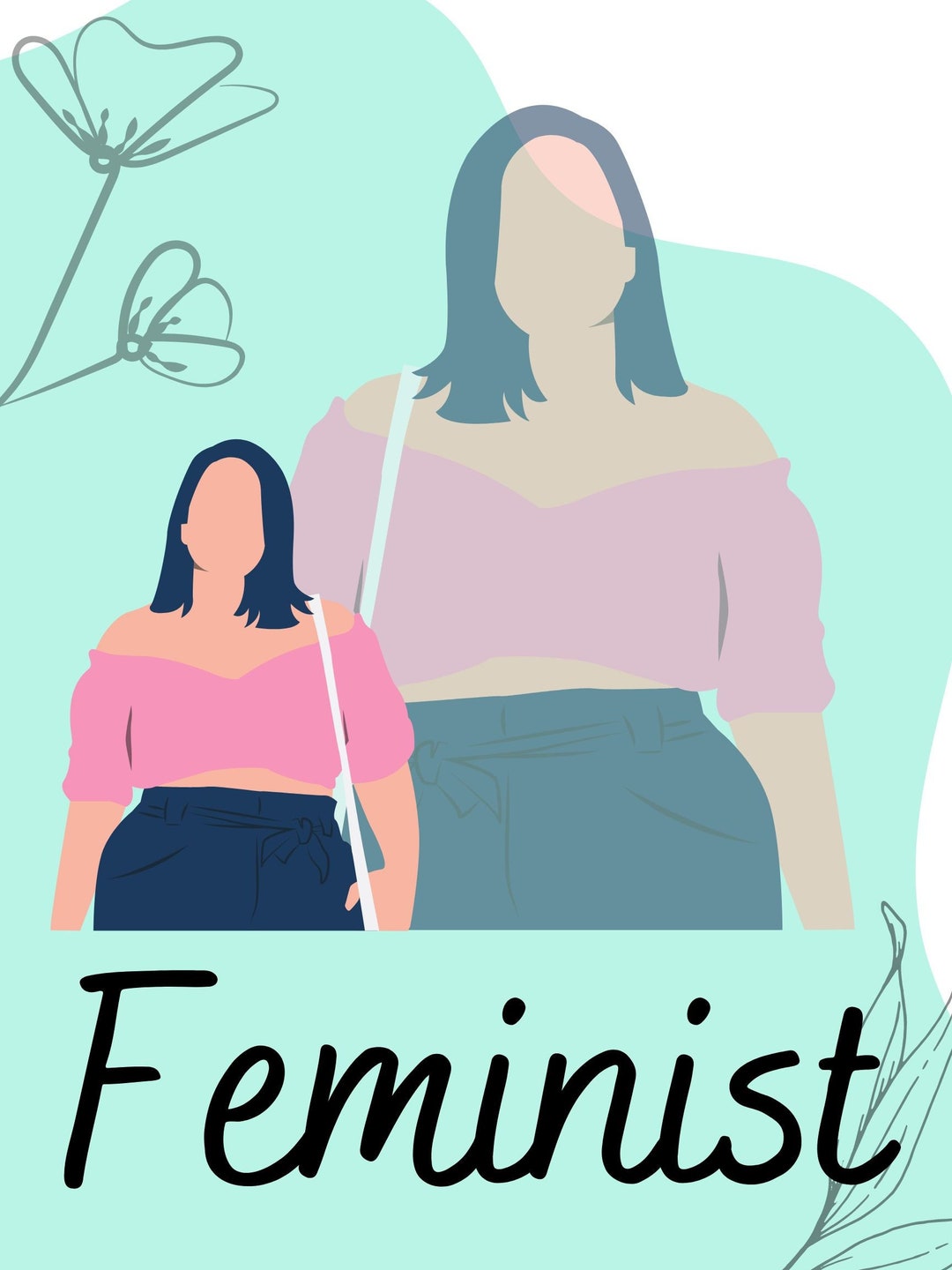Digital Download Feminist Digital Print - Etsy