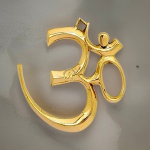 Brass 6 Inch Om Symbol for Home: Unique Om Mandala & Ohm Wall Art ...