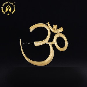 Brass 6 Inch Om Symbol for Home: Unique Om Mandala & Ohm Wall Art ...