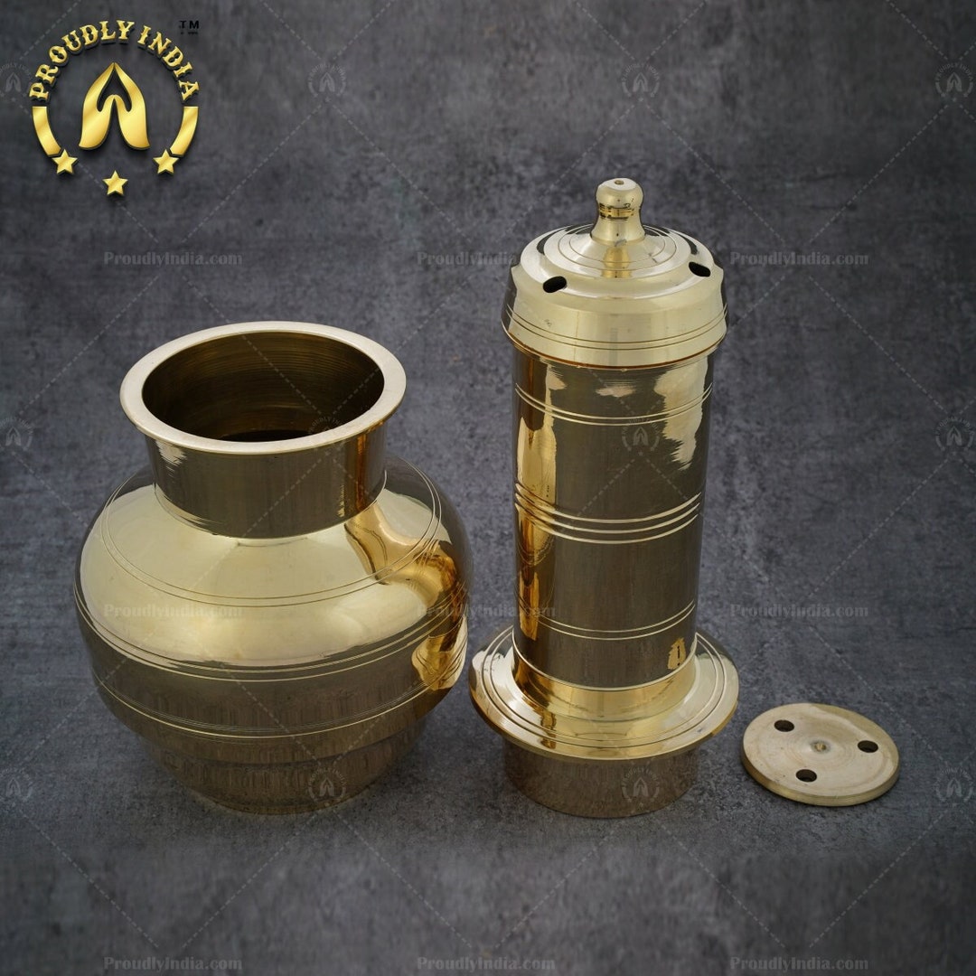 Traditional Kerala Puttu Kudam: Ultimate Bronze Steamer for Perfect ...