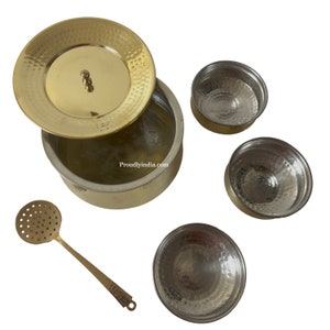 4 Liter Brass Handi for Biryani: Buy Cooking Handi Online, Degchi Price ...