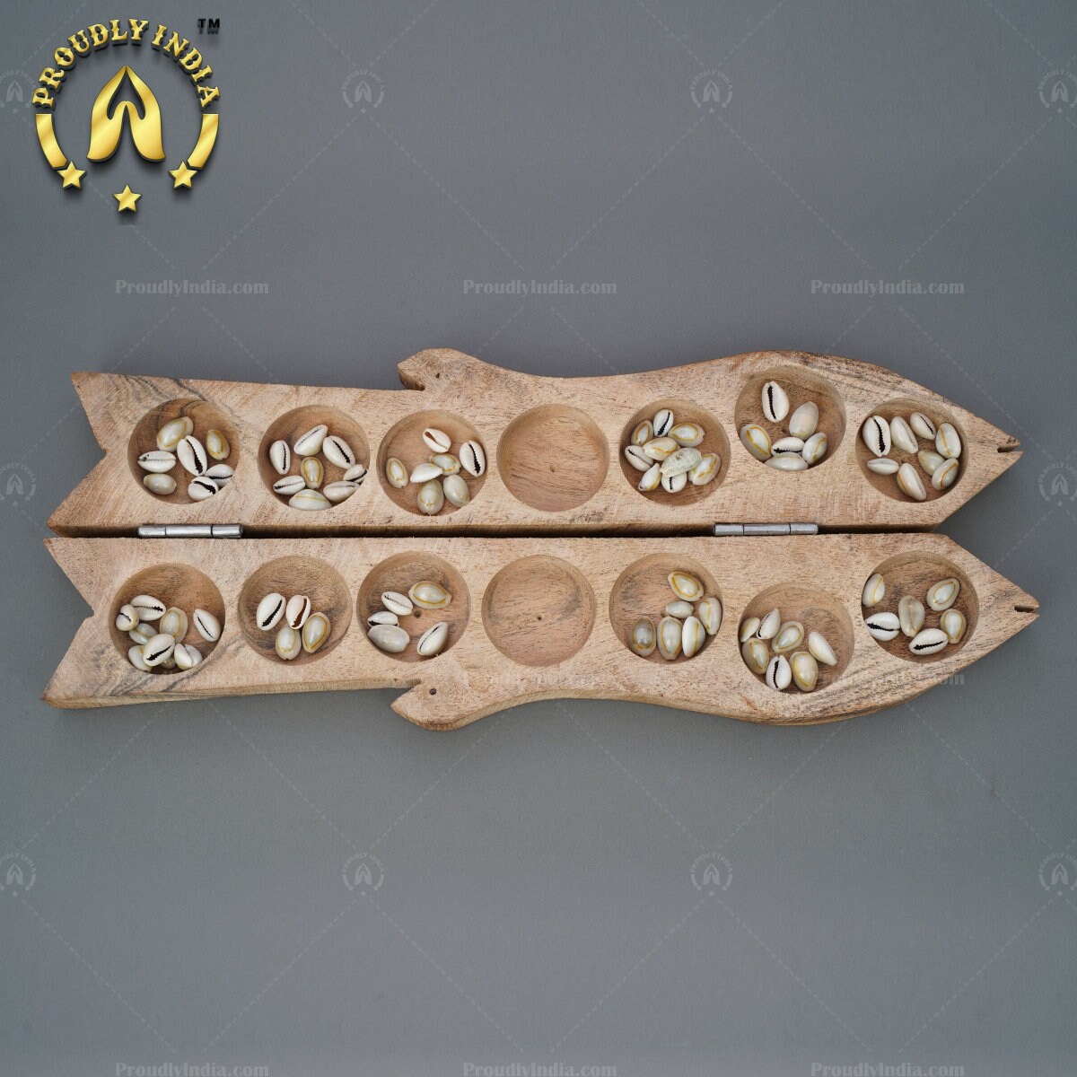Vamana Guntalu, Wooden Pallanguzhi, Wooden Fish Pallanguli With Sea ...