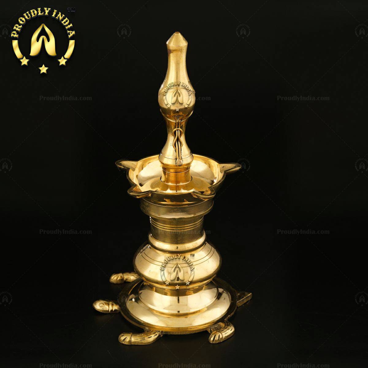 Vastu Diya, Brass Diya for Pooja: Unique Kerala Deepam,thooku Vilakku ...