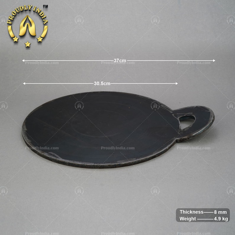 Traditional Sengottai Iron Dosa Kallu,pure Iron Tawa for Dosha Making ...