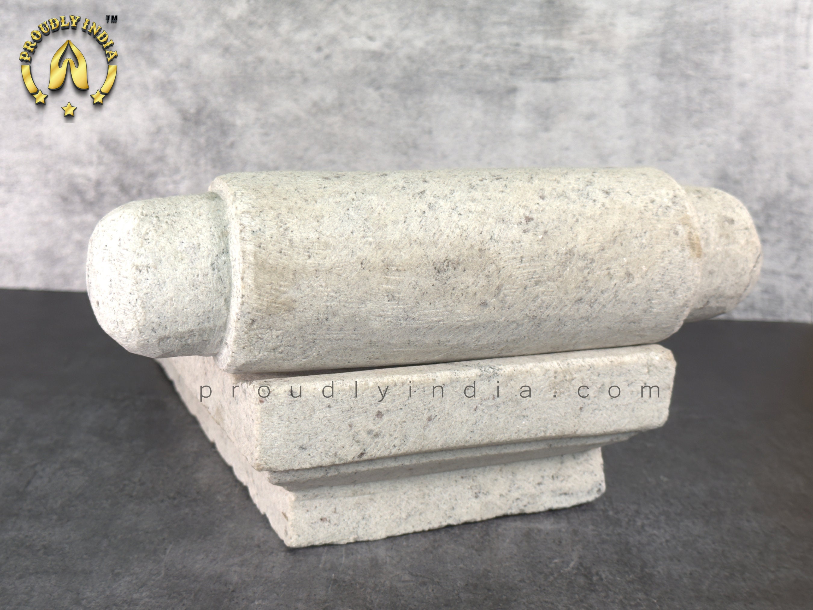 Stone Grinder, Hand Grinder, White Stone Ammikallu, Ammi Kallu ...
