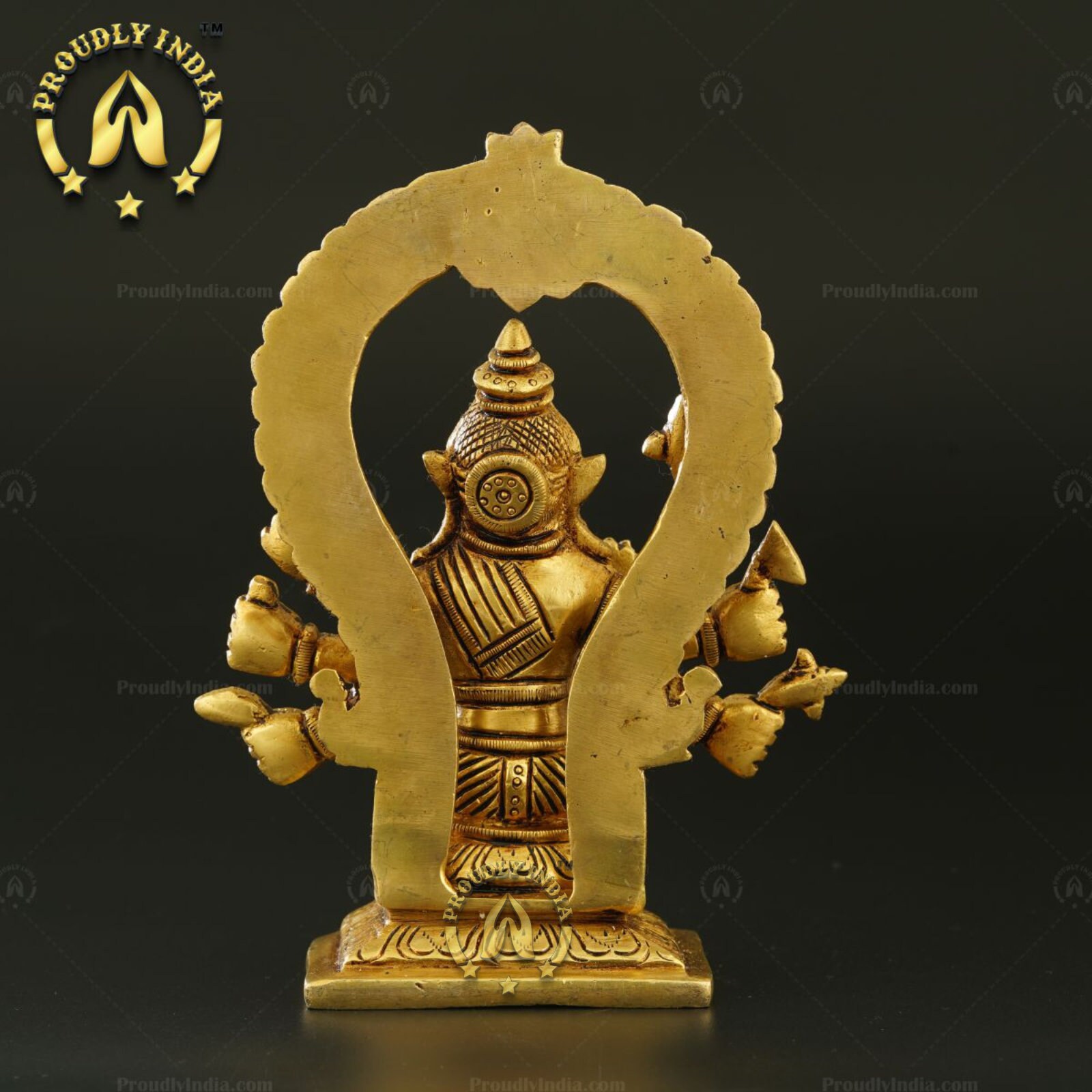 7-inch Vishnu Varaha, Goddess Varahi Amman Brass Idol Divine Varahi ...