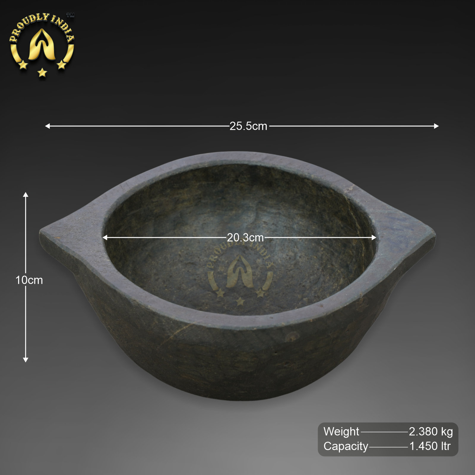 Stone Pot, Seasoned Kalchatti, Maakal Kalchatti, Soapstone Kadai ...