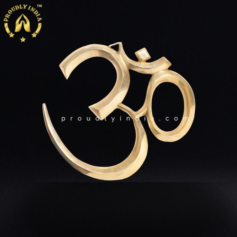 Brass 6 Inch Om Symbol for Home: Unique Om Mandala & Ohm Wall Art Ideal ...