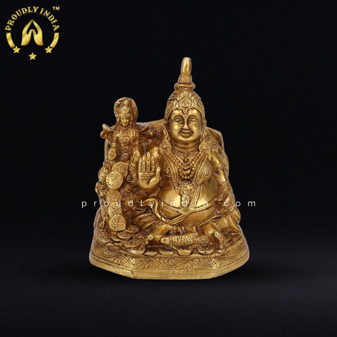 Kuber Maharaj & Lakshmi Idol Brass Statue - Etsy