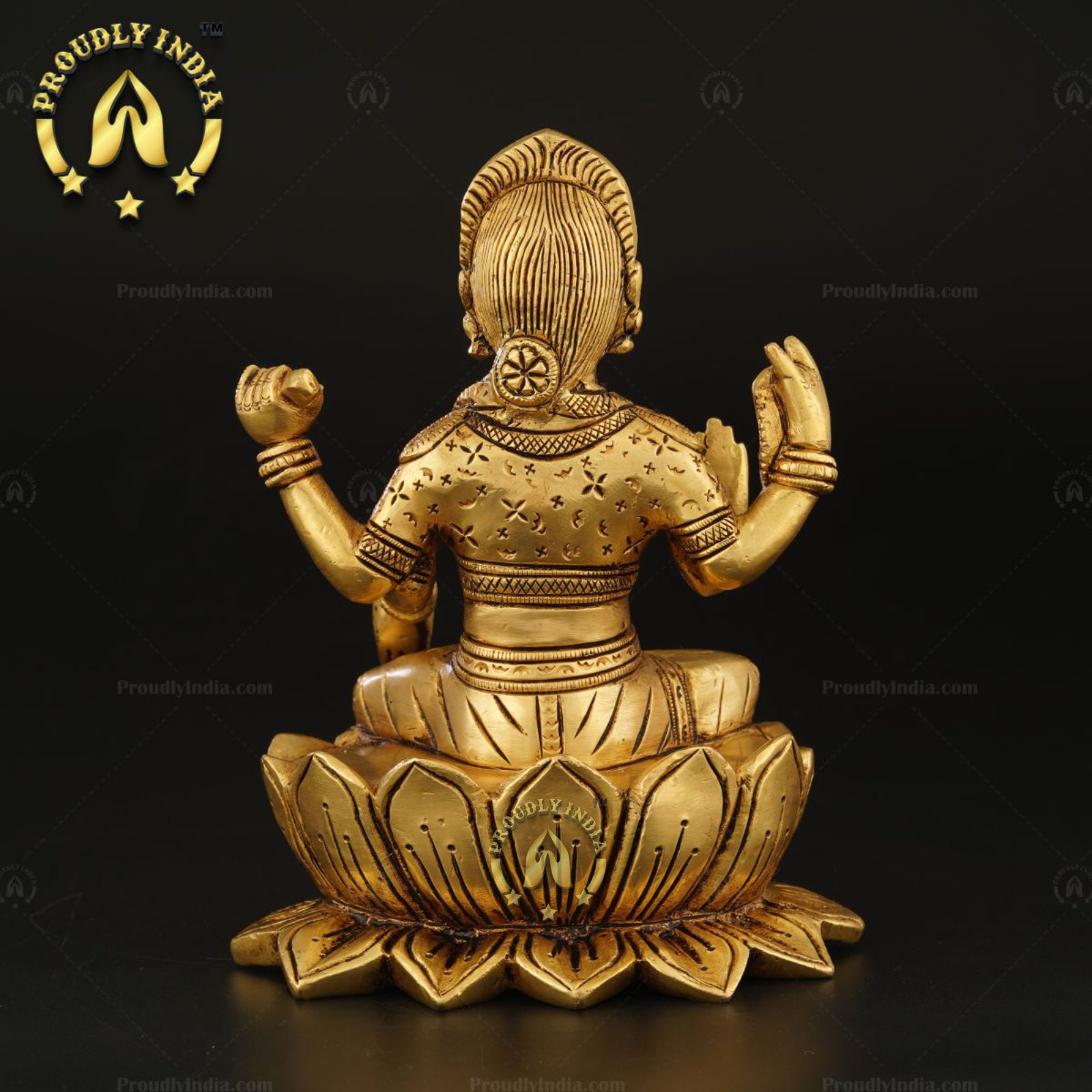Goddess Lakshmi Statue: Balambika Brass Idol, Devi Tripura Sundari for ...