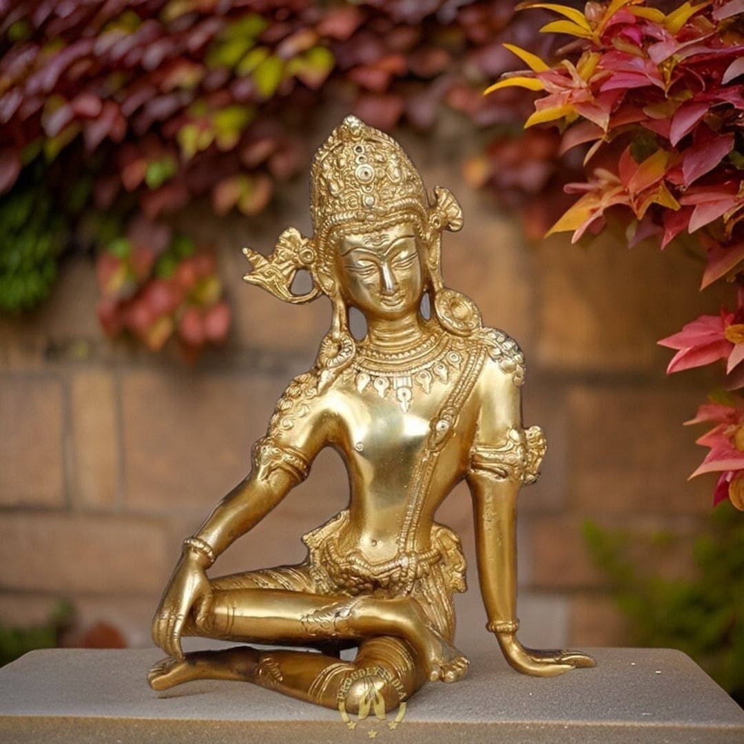 4 Inch Pure Brass Lord Indra Dev Statue,brass Statue Rain God,lord ...