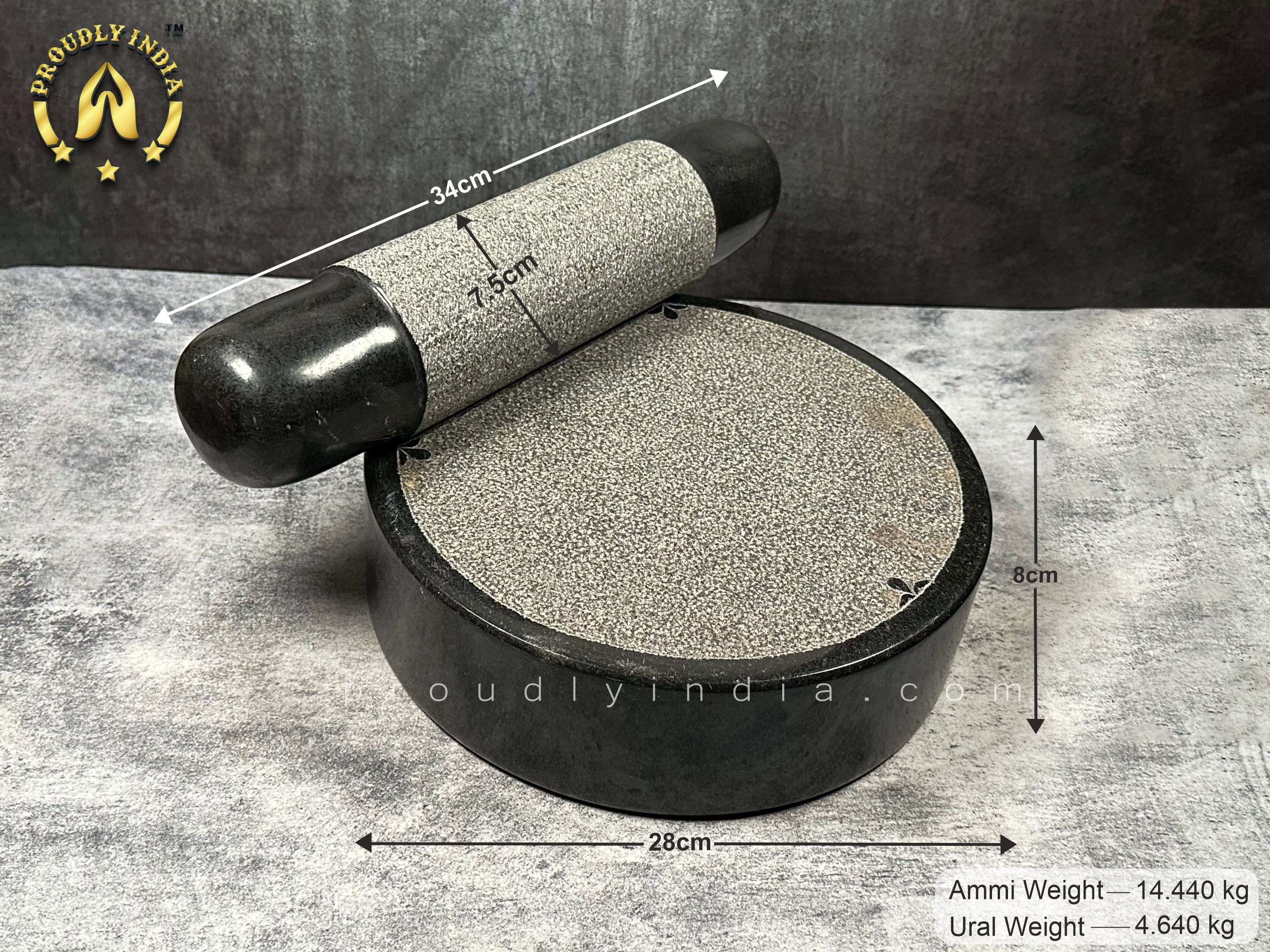 Ammi Kallu, Stone Grinder, Stone Silbatta, Chutney Grinding, Hand ...