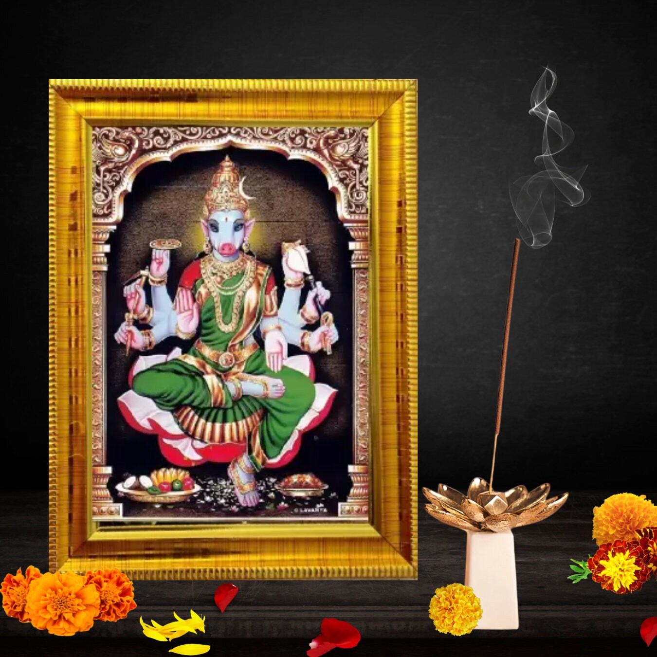 Varahi Amman Devi Photo Frame - Etsy