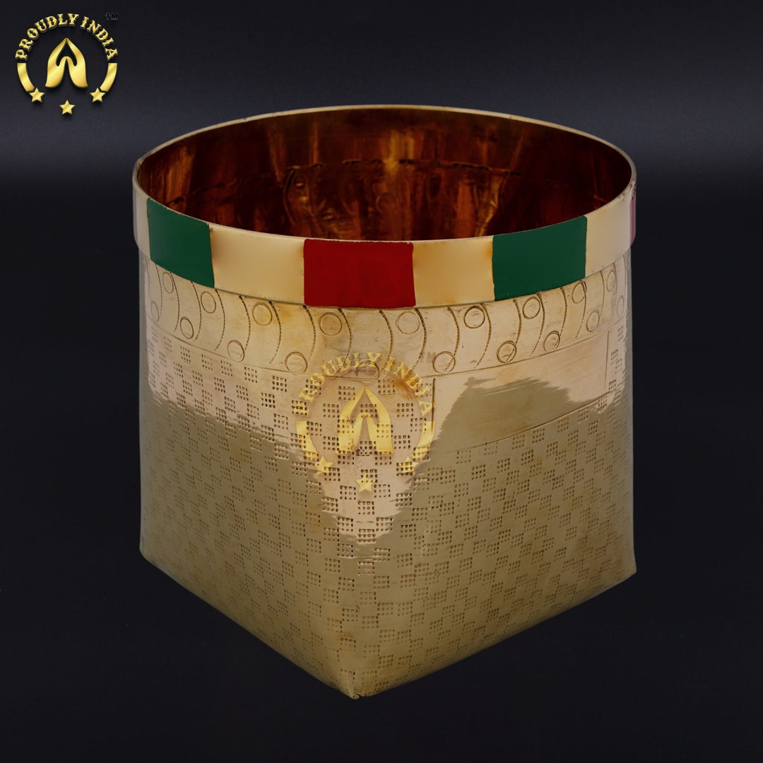 Traditional South Indian Rice Container, Kitchen Rice Storage Box ...