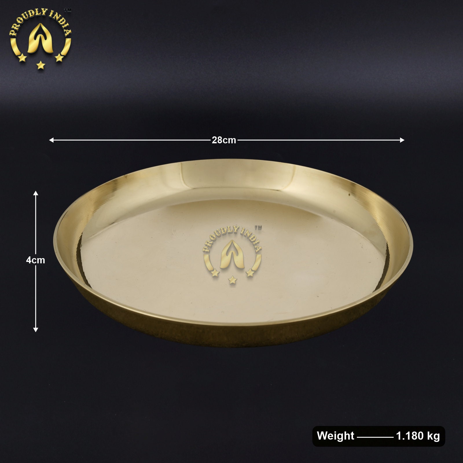 Vengala Thattu, Pure Kansa Thali, Bronze Thali, Serving Plate, Dinner ...