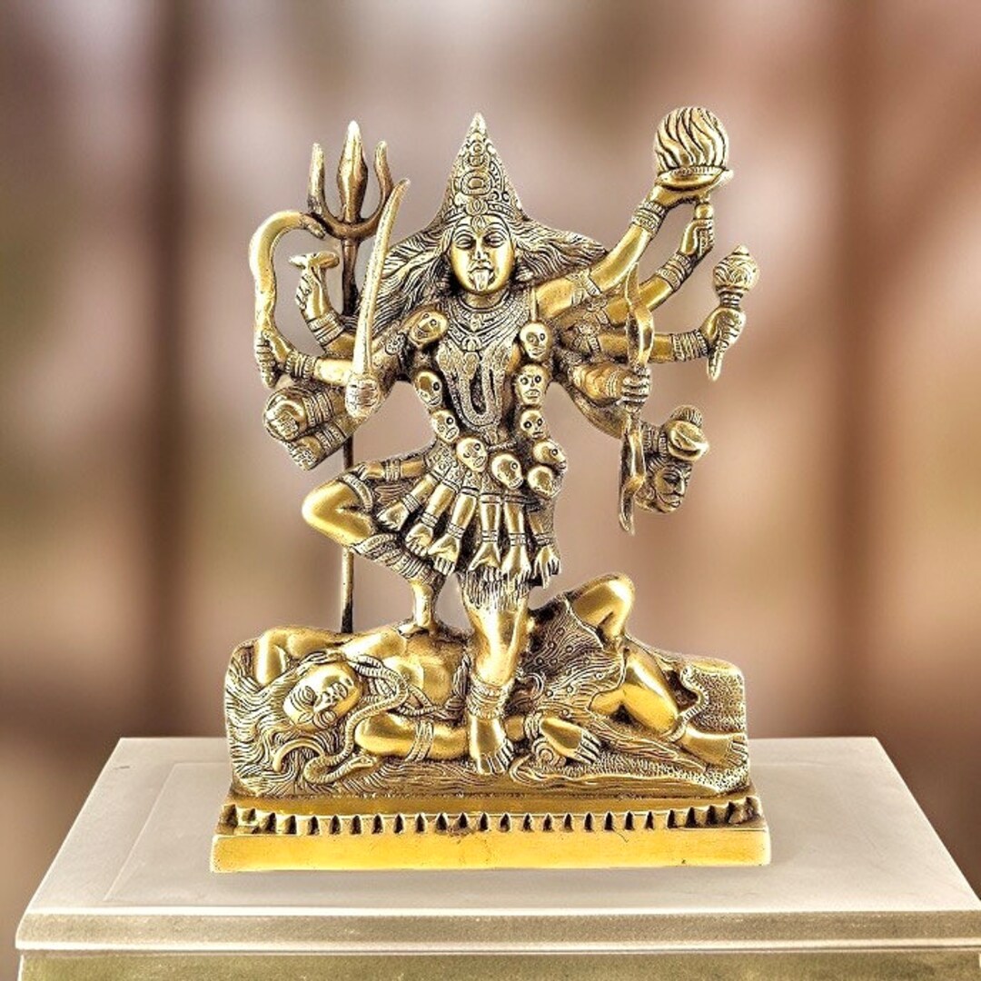 Divine 12-inch Maa Kali Statue - Buy Kamakshi , Meenakshi Devi Statues ...