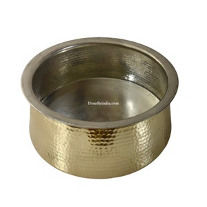 4 Liter Brass Handi for Biryani: Buy Cooking Handi Online, Degchi Price ...