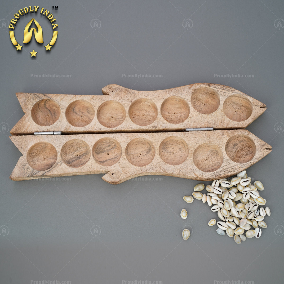 Vamana Guntalu, Wooden Pallanguzhi, Wooden Fish Pallanguli With Sea ...