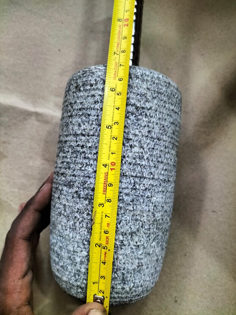 Mortar and Pestle, Kharal, Khalbatta, Molcajete Large, Chutney Grinding ...