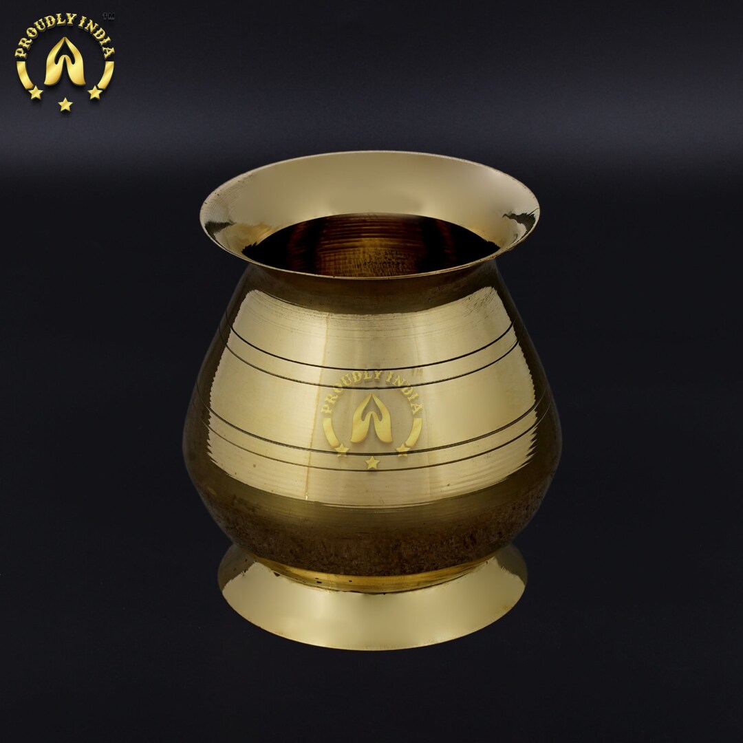 Brass Lota Chombu for Pooja Purpose,puja Lota Bowl,temple Liquidprasad ...