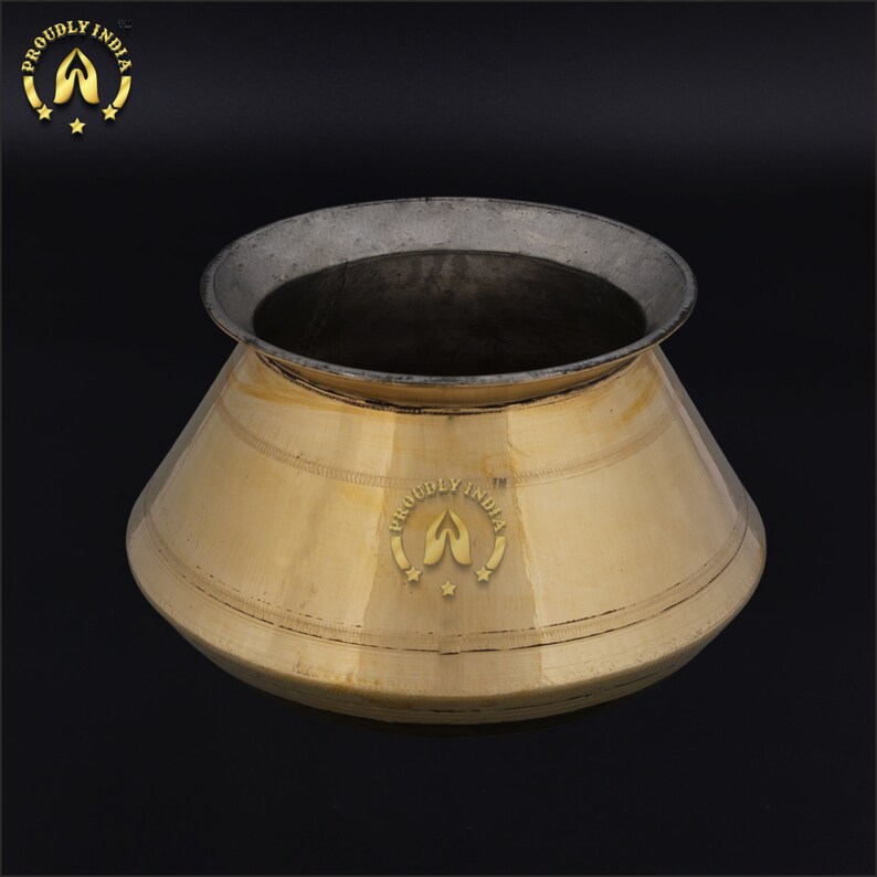 Brass Pongal Paanai, Pongal Pot for Cooking Gravy,brass Cooking ...