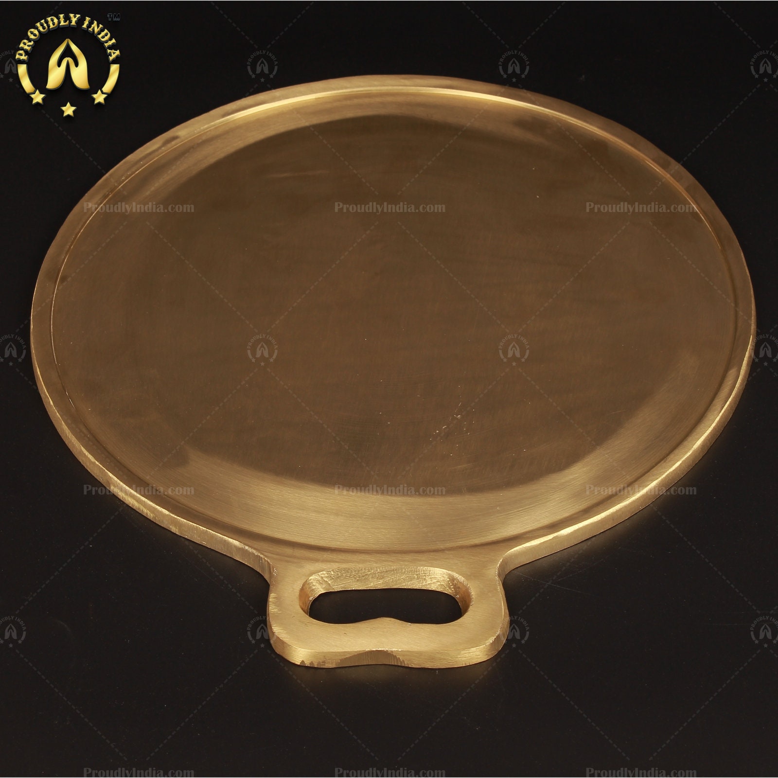 Pure Bronze Dosa Kallu, Kansa Non-stick Round Dosa Pan, Buy Traditional ...