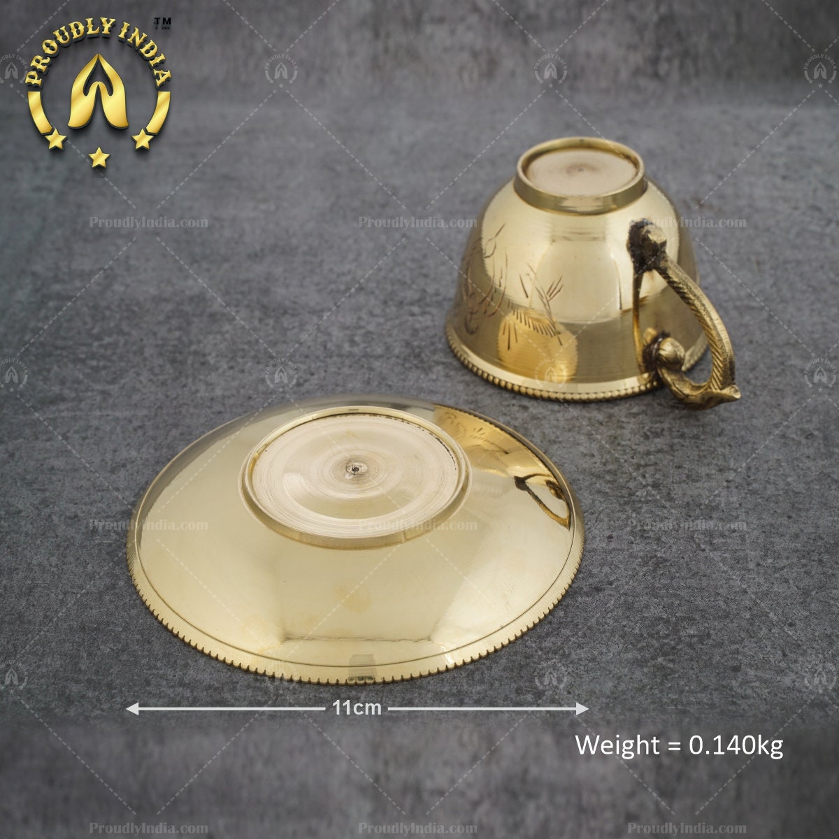 Brass Tea Set, Vintage Tea Set, Tea Cup and Saucer, 1950 Tea Sets ...