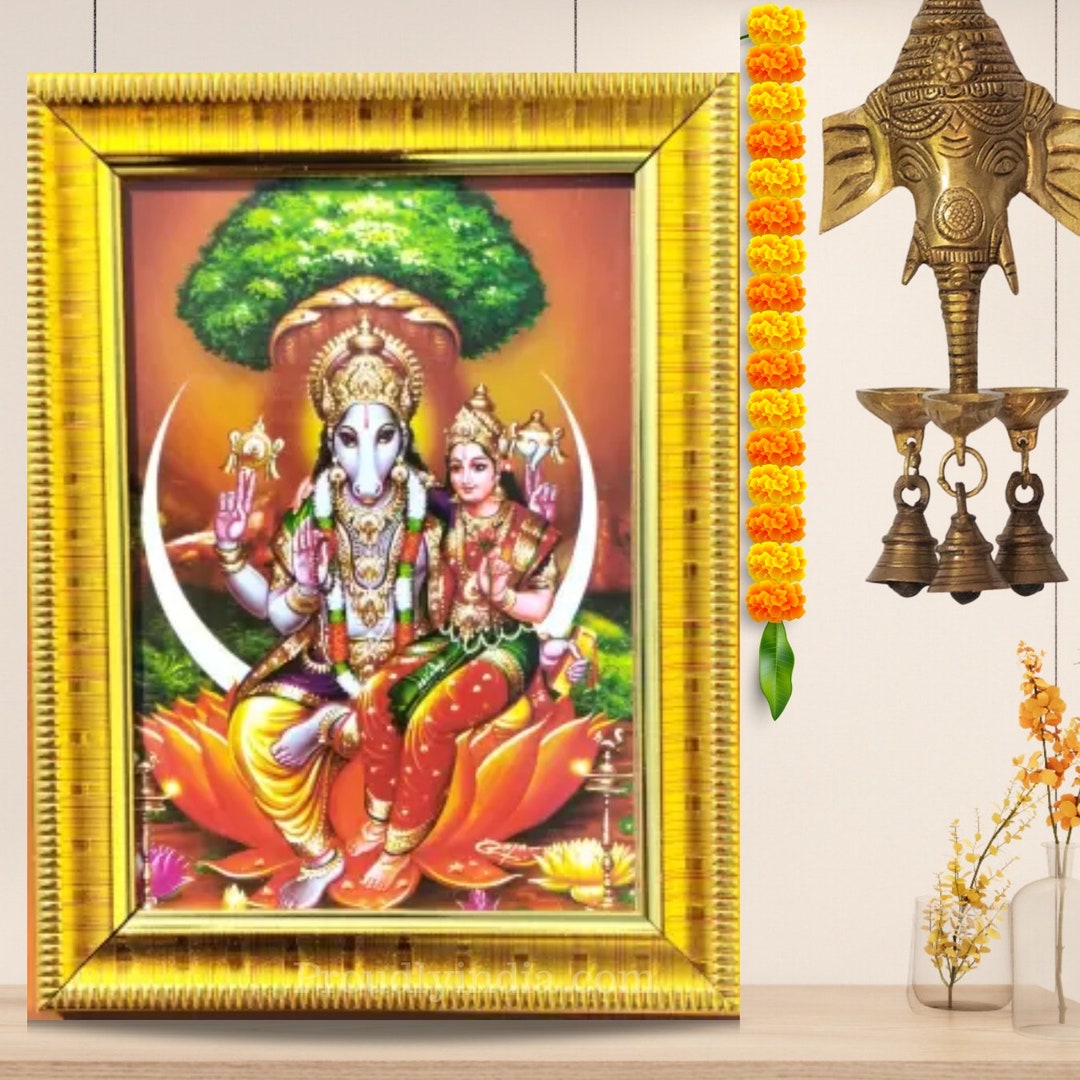 Varaha Swamy With Lakshmi Religious Frame, Divine Varaha Swamy ...