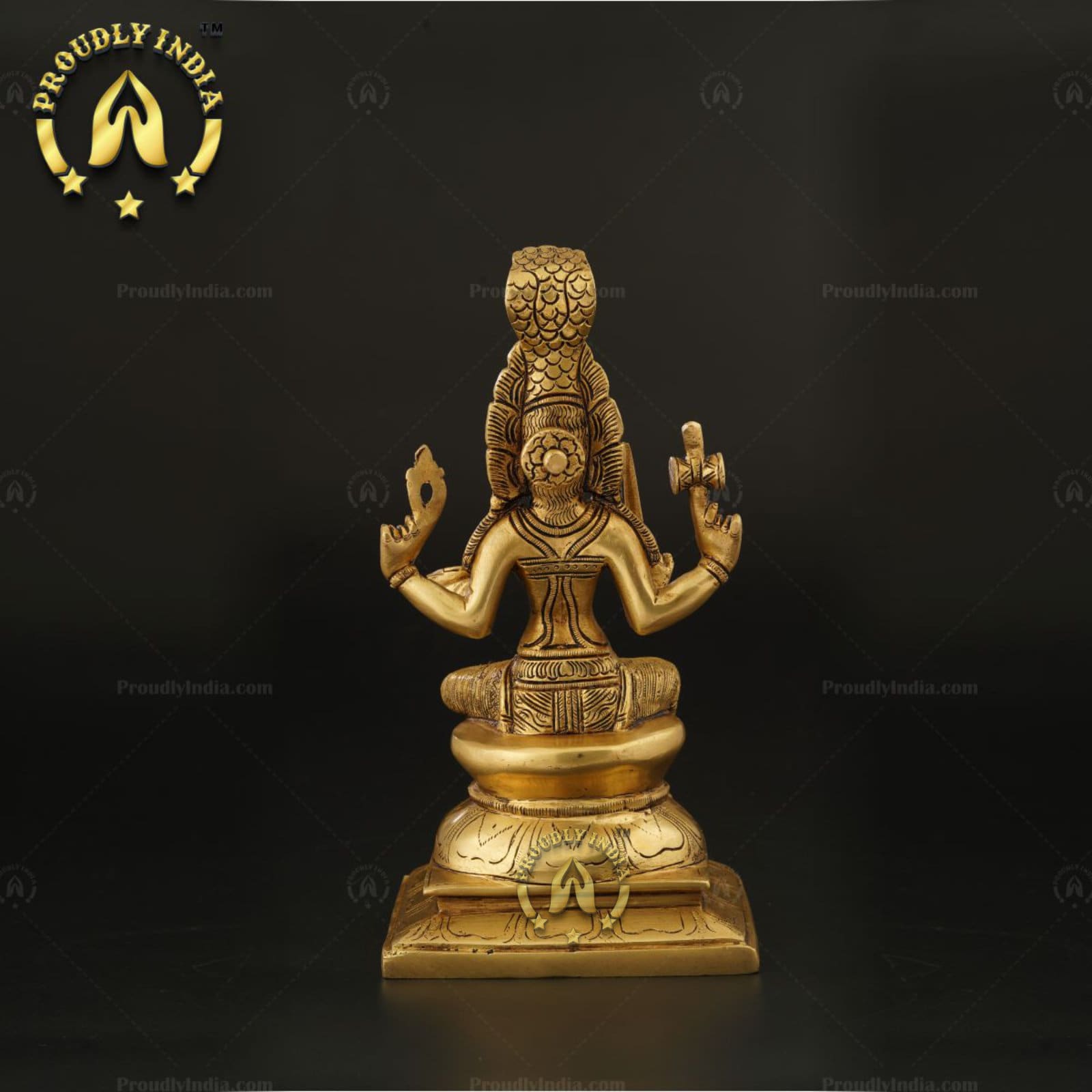 Buy Goddess Mariamman, Durga, Lakshmi Brass Idol: Mahamayee South ...