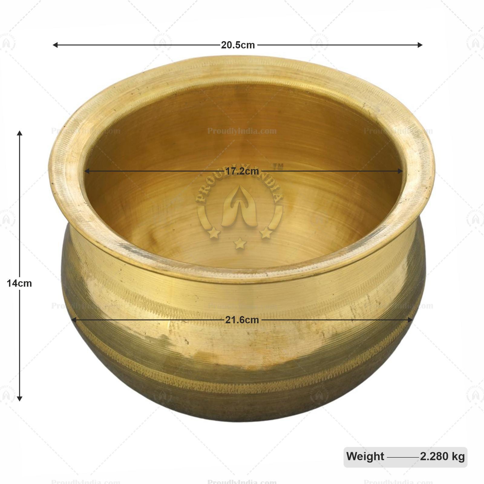 Paruppu Uruli Set, Bronze Cookware Set With Free Lid & Ladle Pongal ...