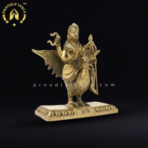 Buy 7.7 Inch Brass Shani Dev Statue: Idol of Lord for Home - Get Best ...